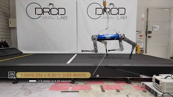 KAIST 하운드 로봇, 100m 19.87초 주파 기네스 기록